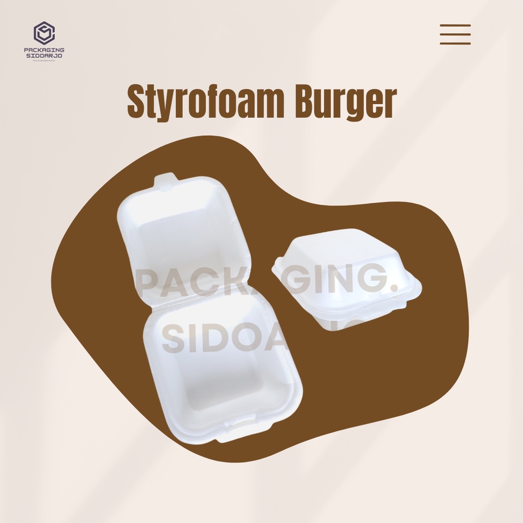 Jual Styrofoam Burger/Styrofoam Kotak Kecil/Styrofoam Donat/Tempat ...