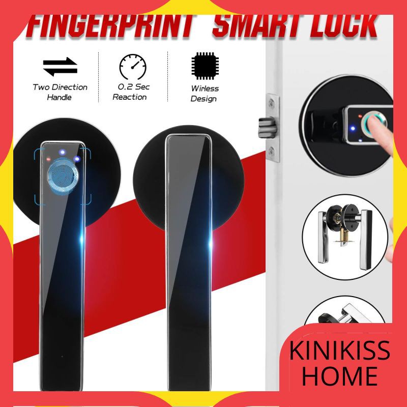 Jual Kunci Pintu Elektrik Biometric Lock Semiconductor Fingerprint Lock ...