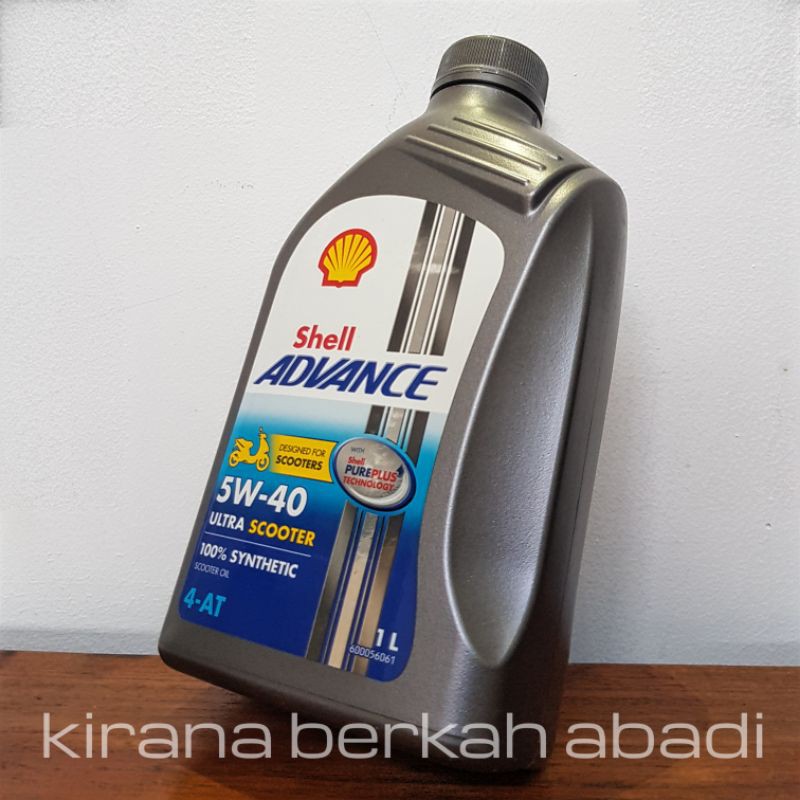 Jual SHELL ADVANCE 5W40 ULTRA SCOOTER FULLY SYN 1L ORIGINAL | Shopee ...