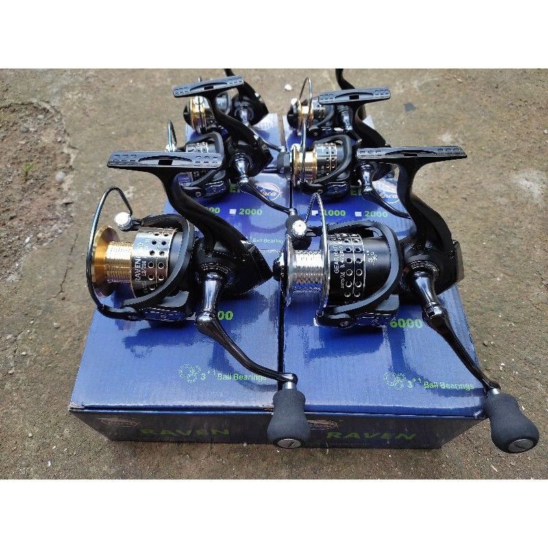 Jual Orca Raven Gulungan Pancing 800/1000/2000/3000/4000/5000/6000 Reel ...