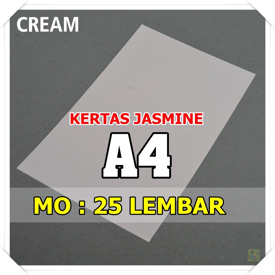 Jual [GROSIR] Kertas Jasmine A4 CREAM KREM 90 GRAM | Shopee Indonesia