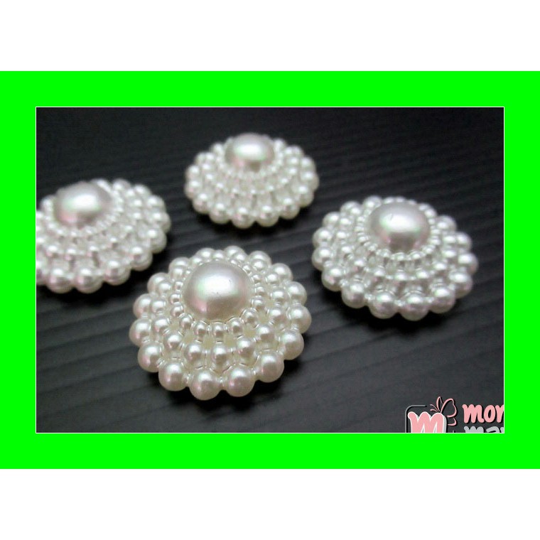 Jual 6 Biji Mutiara Belah Stupa Broken White 20 mm atau 2 cm (MTB-021) TDD Bahan Craft | Shopee ...