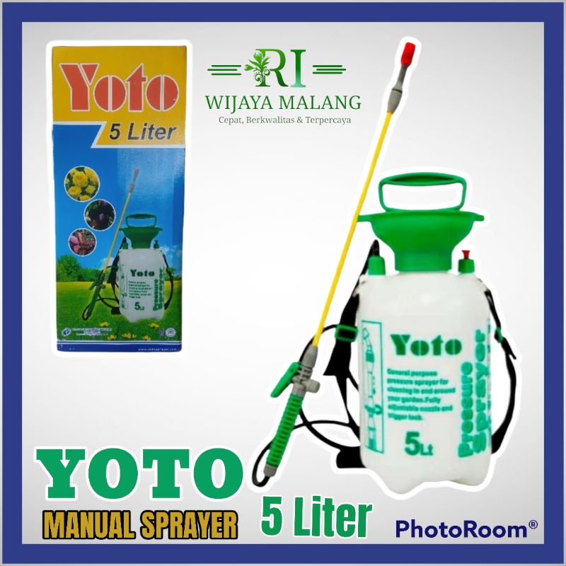 Jual Semprotan 5 liter YOTO / Sprayer 5 Liter Yoto / YOTO Manual 5 ...