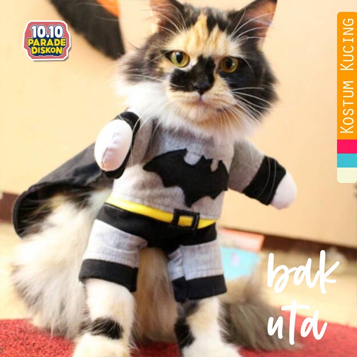Jual Kostum batman untuk kucing dan anjing / baju kucing anjing / baju ...