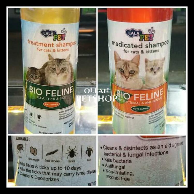 Jual Shampoo Kucing Bio Feline 250ml / Anti Kutu & Anti Jamur | Shopee ...