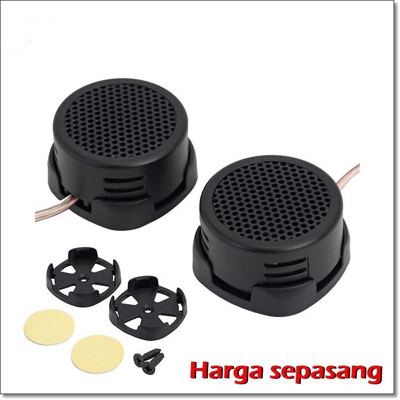 Jual Speaker Mini Dome Tweeter Loudspeaker Mobil HiFi 500W 2 PCS ...