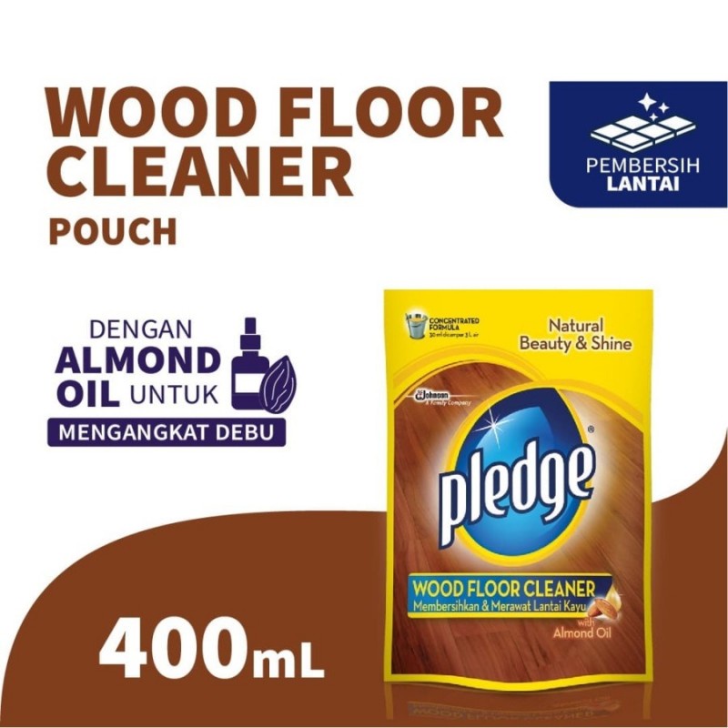 Jual Pledge Wood Floor Cleaner / Pembersih Lantai Kayu Pouch - 400 ml ...