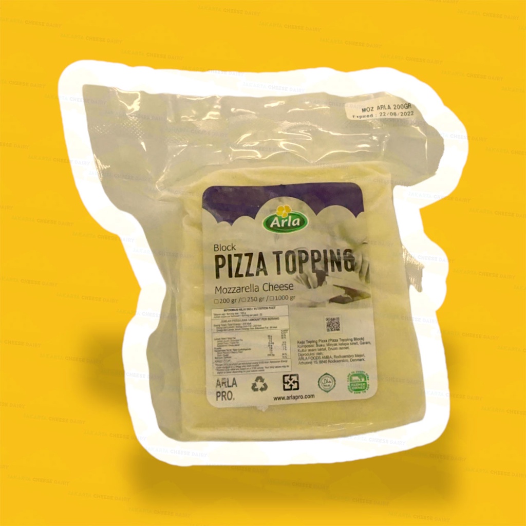 Jual Arla Mozzarella Pizza Topping 200 Gr | Shopee Indonesia