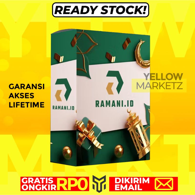 Jual RAMANI ID - Template Desain Islami CANVA & POWERPOINT | Shopee Indonesia