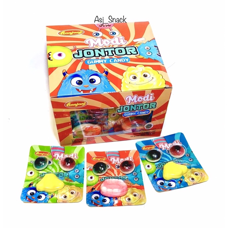 Jual Permen Modi Jontor Gummy Candy Ranjani, Permen Jelly Aneka Rasa ...