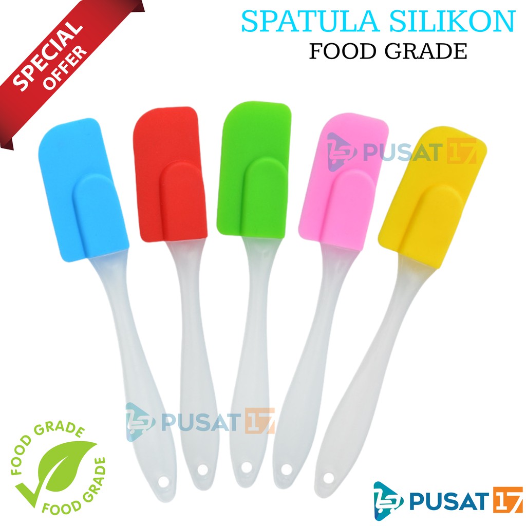 Jual SPATULA MASAK SILIKON TAHAN PANAS FOOD GRADE / SPATULA SODET ...