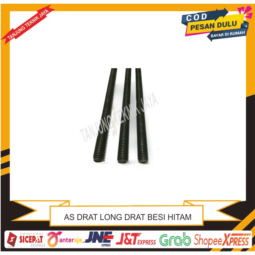 Jual STOOD/AS DRAT/LONG DRAT M6 M8 M10 M12 M14 M16 panjang 1 meter ...