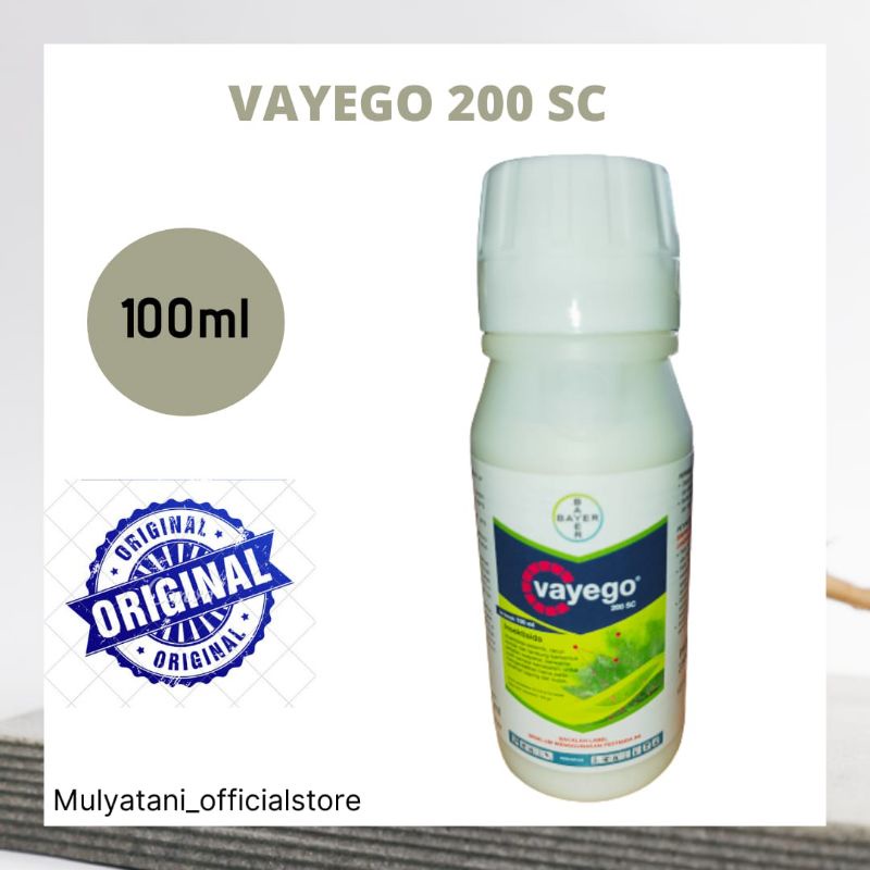 Jual Vayego 200 SC Insektisida 100 ML Original Kemasan Pabrik | Shopee ...