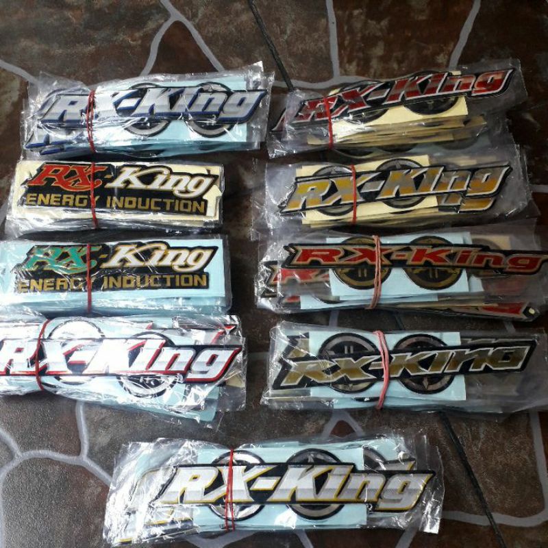Jual EMBLEM RX KING BOX AKI DAN TANGKI (KARET) | Shopee Indonesia