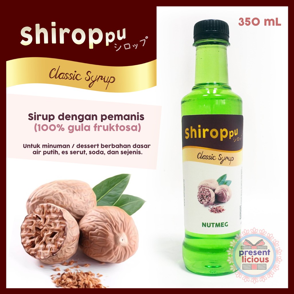 Jual Nutmeg | Shiroppu Classic Syrup 350 mL | Sirup Manis pala | Shopee ...