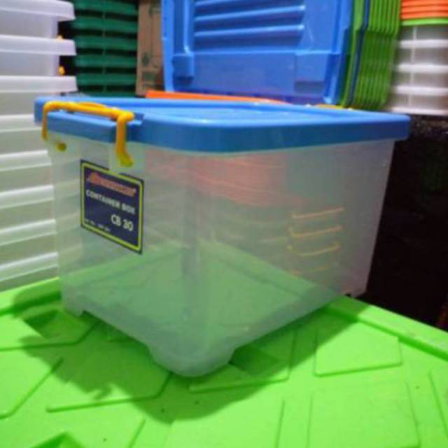 Jual CB 30 Container Multiclub Box Plastik 30 Liter Dengan Roda seperti ...