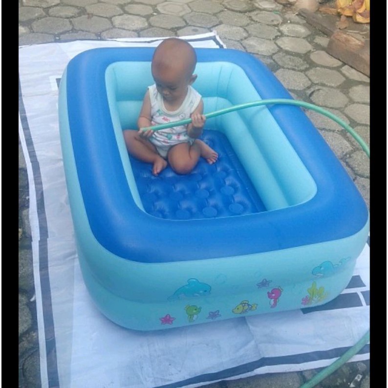 Jual (packing plastik) A1030 Kolam Renang Kotak 120x90x36 Rectangle ...