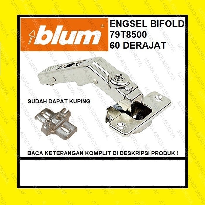 Jual Engsel Sendok BLUM Bi Fold Bifold Sudut Lemari Bi-Fold Cabinet ...