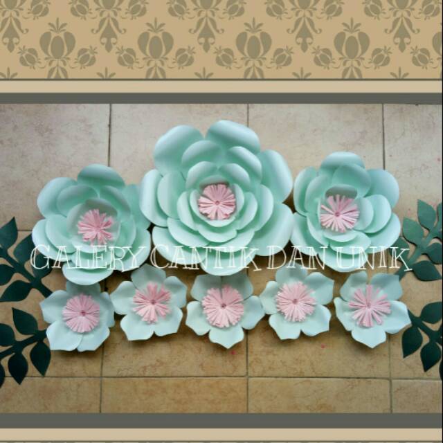 Jual Paper flower / bunga kertas / backdrop / hiasan dinding | Shopee ...
