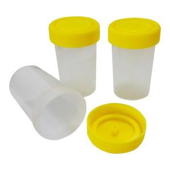 Jual URINE CONTAINER 60 ML YELLOW NON STERILE ONEMED - POT URIN KUNING ...
