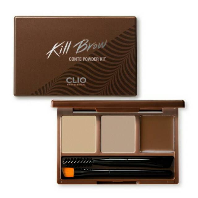 Jual CLIO Professional Kill Brow Conte Powder Kit | Shopee Indonesia