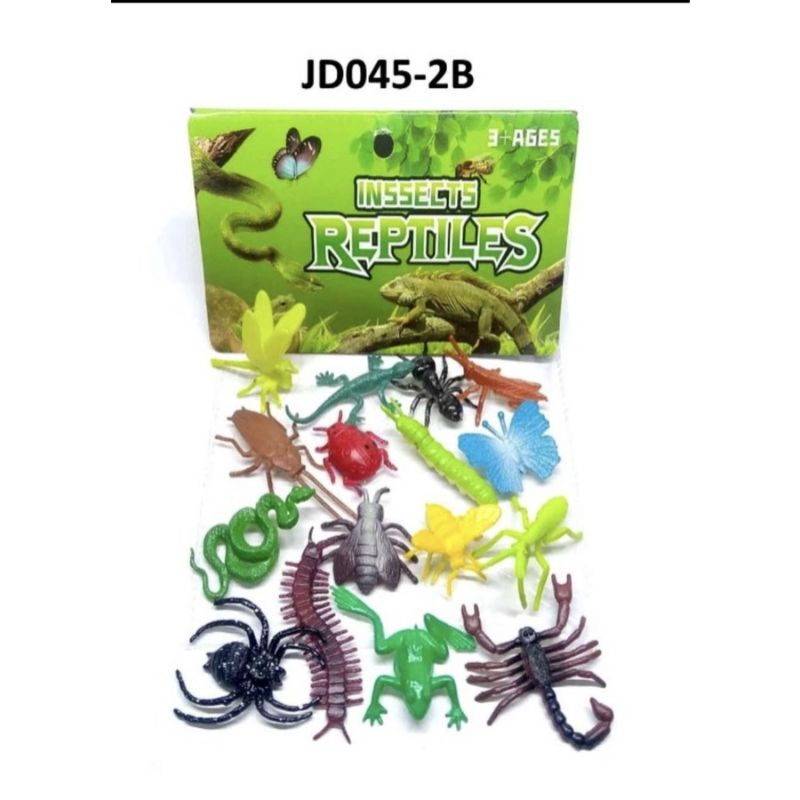 Jual Mainan Hewan Serangga-Insects Reptiles | Shopee Indonesia