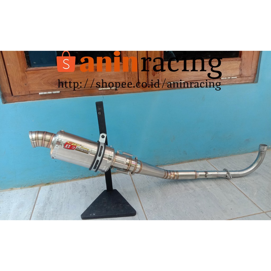 Jual Knalpot Racing CLD C3 Oval Jupiter Vega Supra Blade Revo Shogun Smash Grand C70 Win dll ...