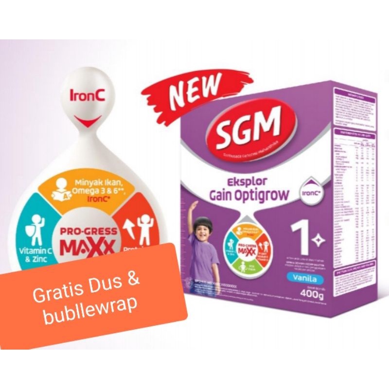 Jual SGM EKSPLORE GAIN OPTIGROW | Shopee Indonesia