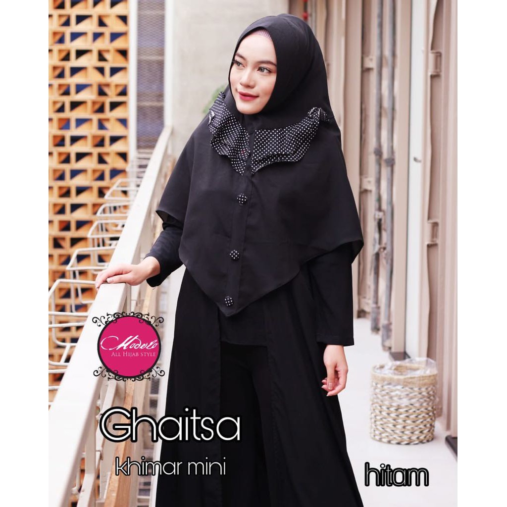 Jual Khimar Mini Ghaitsa Ori Modelo BY ATHIRTEXTILE | Shopee Indonesia