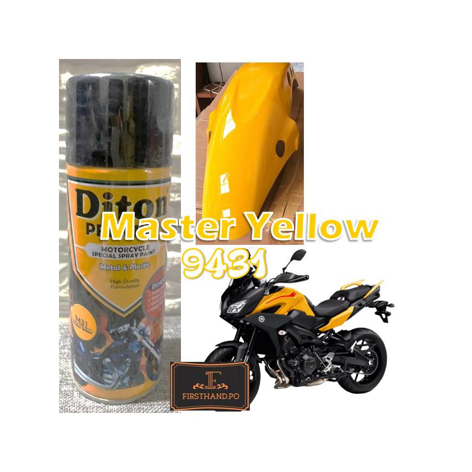 Jual Cat Pilox Diton Premium 9431 Master Yellow 400cc Kuning Solid Oren ...