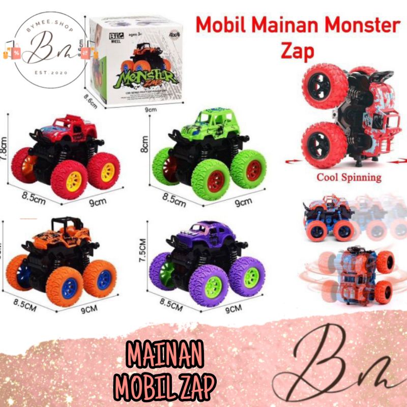 Jual Mobil Mainan Monster Zap Jip Off Road 4 Bigfoot D-400-1 | Shopee ...