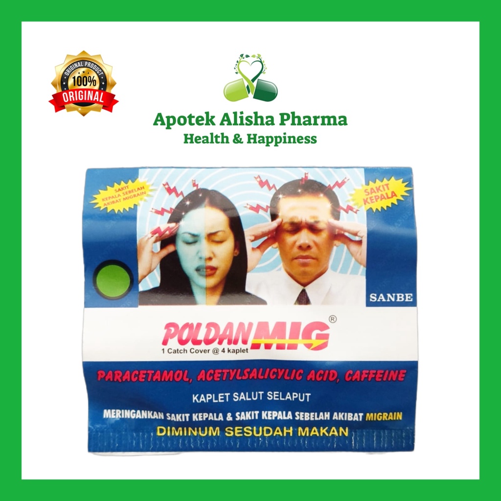 Jual PoldanMig Tablet(Strip 4tablet) - Poldan Mig Tablet Obat Sakit ...