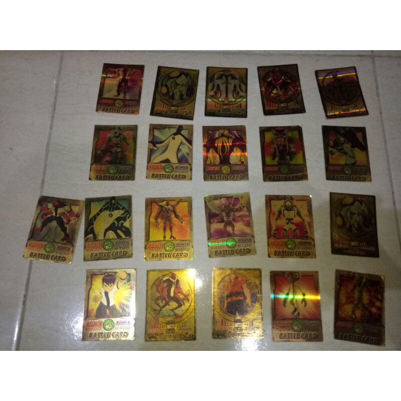 Jual BEN 10 KARTU TRADING CARD GOLD EDITION!! | Shopee Indonesia