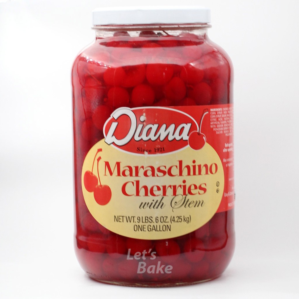 Jual Cherry Merah Maraschino 100 gr Repack / Red Cherry Ceri Diana ...