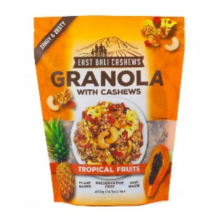 Jual Granola East Bali Tropical Fruits 400gr | Shopee Indonesia