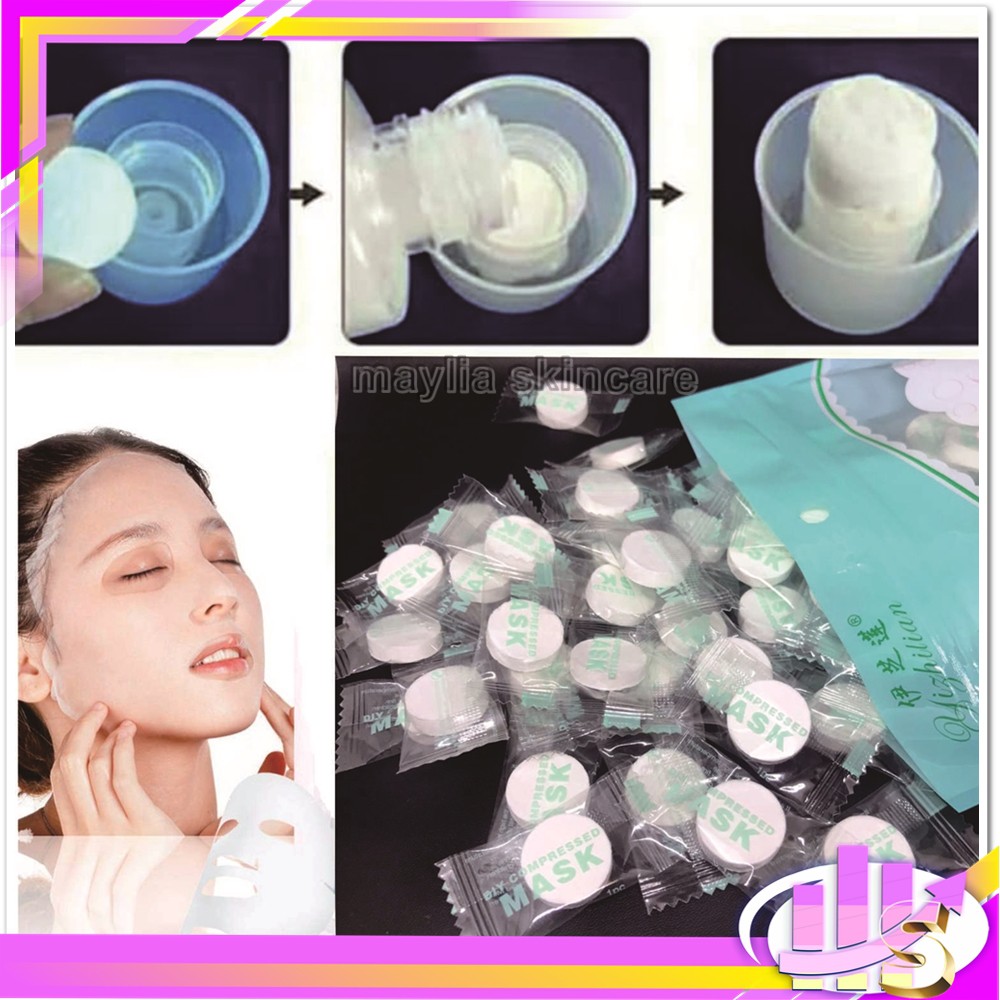 Jual Compressed Paper Mask Sheet / Tablet Masker / Masker Kertas ...