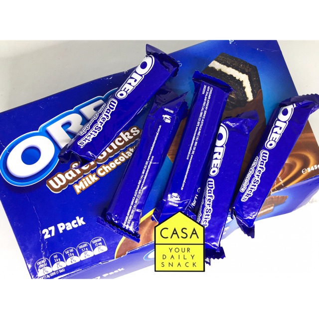 Jual OREO WAFER STICKS MILK CHOCOLATE | Shopee Indonesia