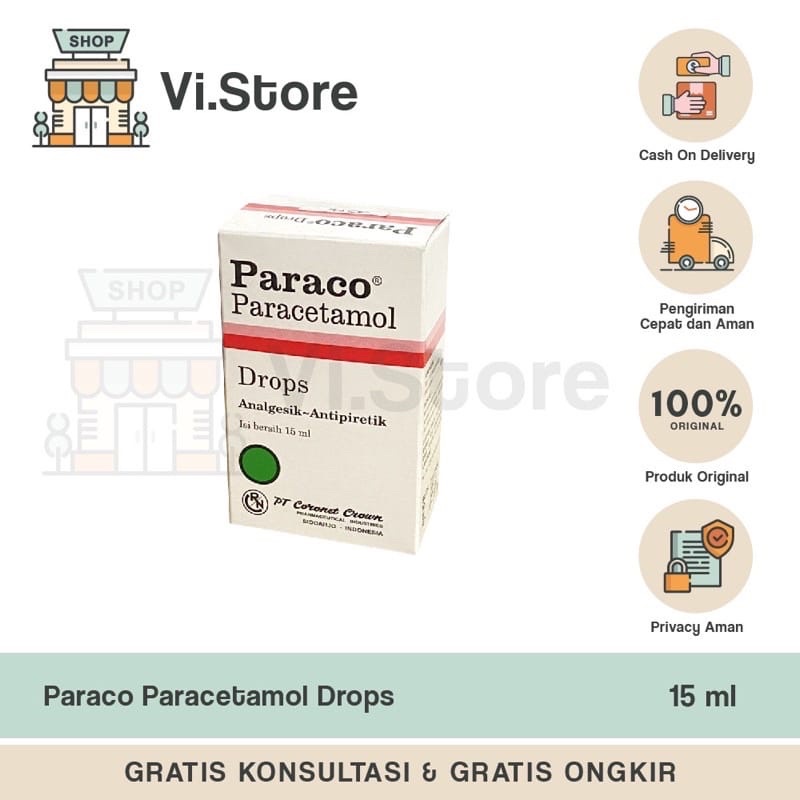 Jual Paraco Paracetamol drops 15 ml | Shopee Indonesia
