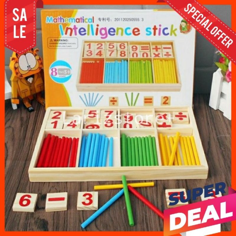 Jual Mainan Edukasi Mathematical Intelligence Stick Belajar Berhitung ...