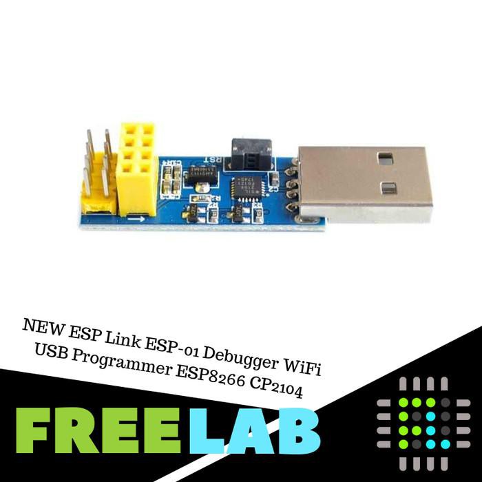 Jual NEW ESP Link ESP-01 Debugger WiFi ESP 01 USB Programmer ESP8266 CP2104 | Shopee Indonesia