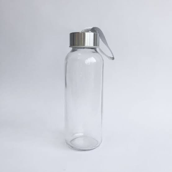 Jual Souvenir Botol Tumbler Kaca Bening 420ml Botol Minum Infused Water ...