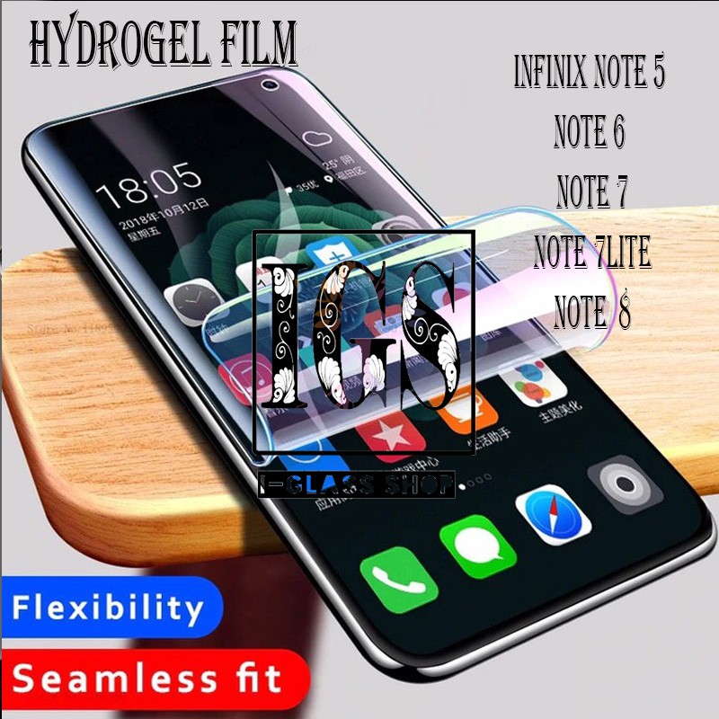 Jual IGS ANTI GORES JELLY HYDROGEL INFINIX NOTE 3 4 5 6 7 7LITE 8 3PRO 4PRO 30 30PRO 40 40S ...