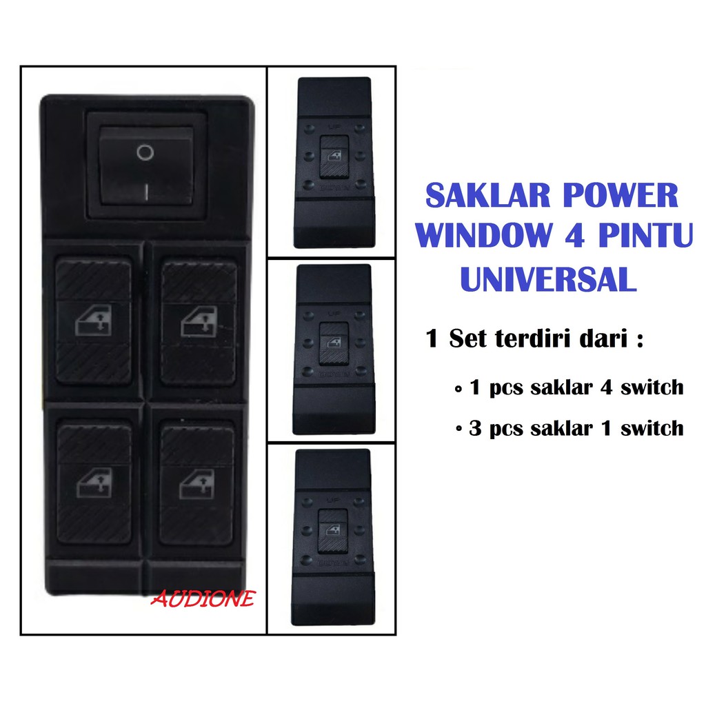 Jual Saklar Power Window universal 4 pintu | Shopee Indonesia