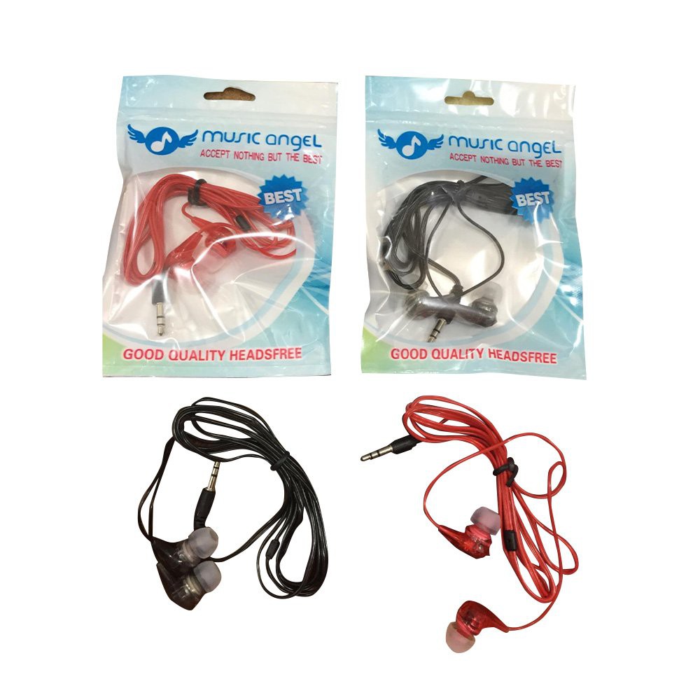 Jual Trend-Headset Earphones Music Angel Handsfree Handfree Musik ...