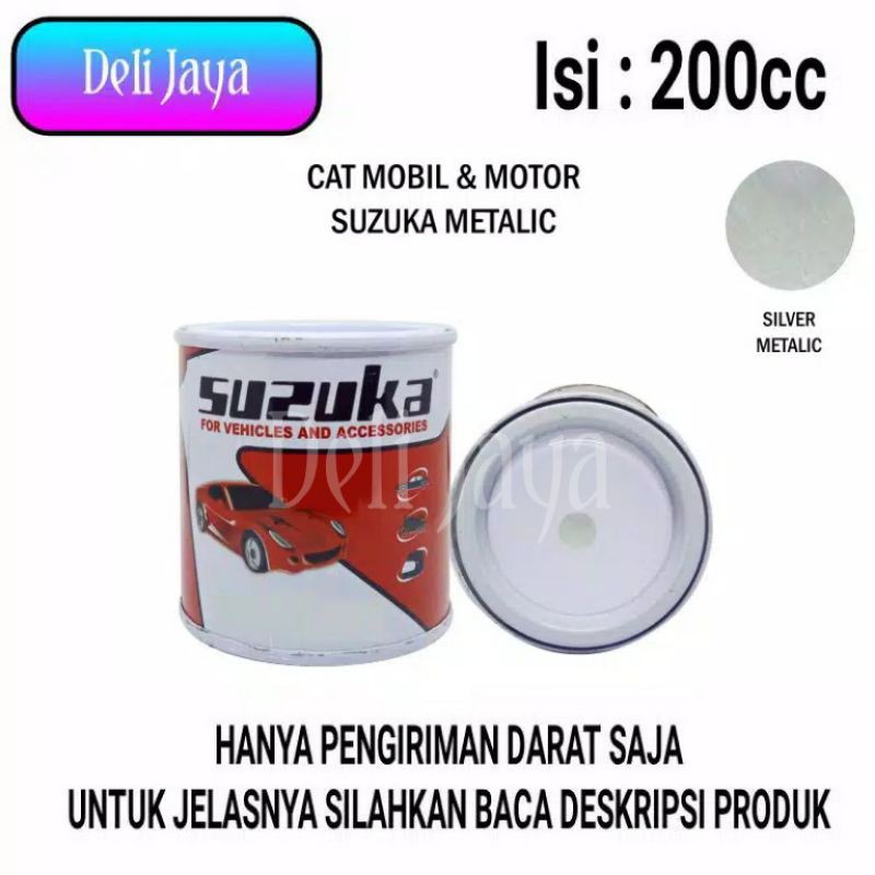 Jual Cat Duco Silver Metallic Silver Suzuka SC315 / S315 200cc 200ml | Shopee Indonesia
