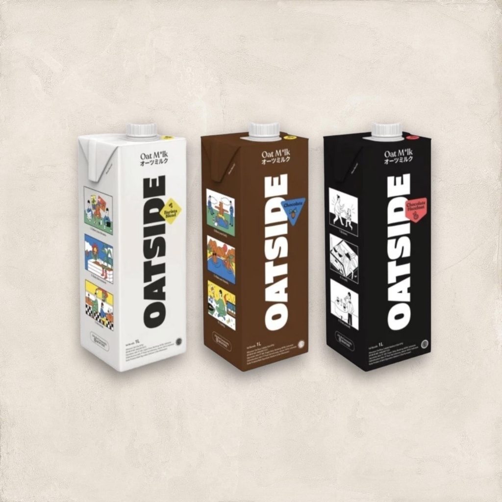 Jual Oatside Oat Milk / Susu Oat Gandum 1 Liter | Shopee Indonesia