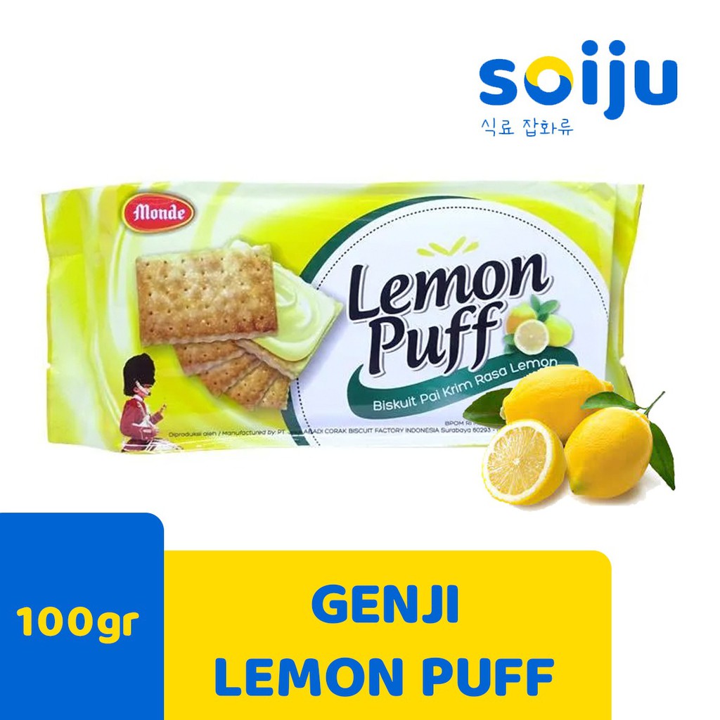 Jual Monde Genji Lemon Pie Puff | Shopee Indonesia