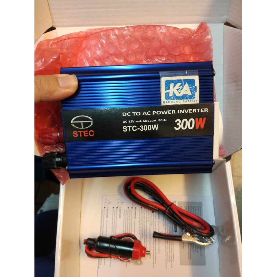 Jual power inverter STEC STC dc to ke ac 12v 12 v 300w 300 w watt stc ...