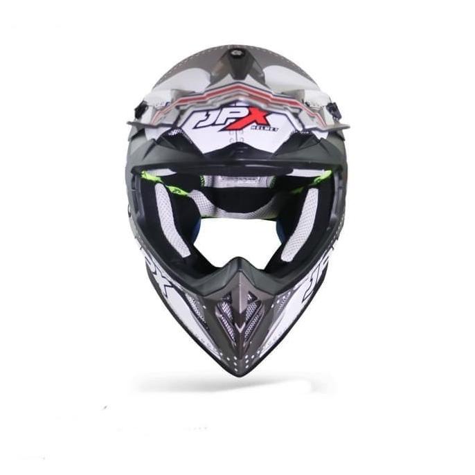 Jual Helm Trail Helm Cross JPX Cross X30 Wing Man Black Doff Original ...