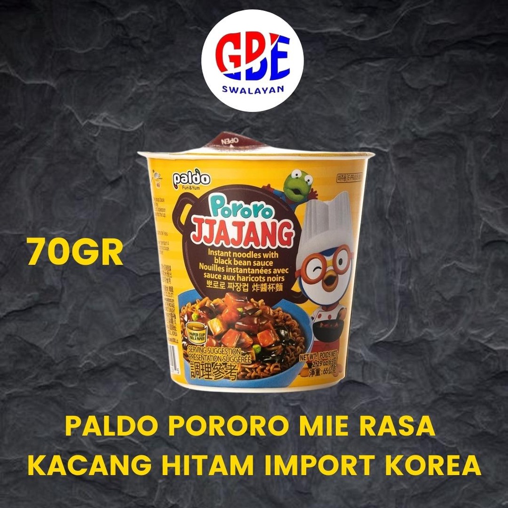 Jual PALDO PORORO MIE CUP RASA SAUS KACANG HITAM / JJAJANG CUP 65GR ...